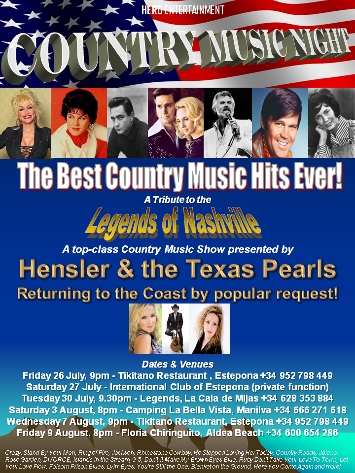 Country Music nights in local venues. - Blog Hamilton Homes
